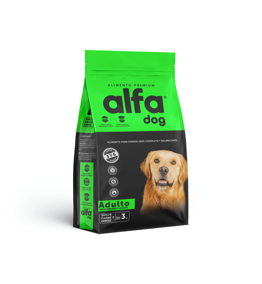 Alimento Alfa Dog Premium para Perro Adulto
