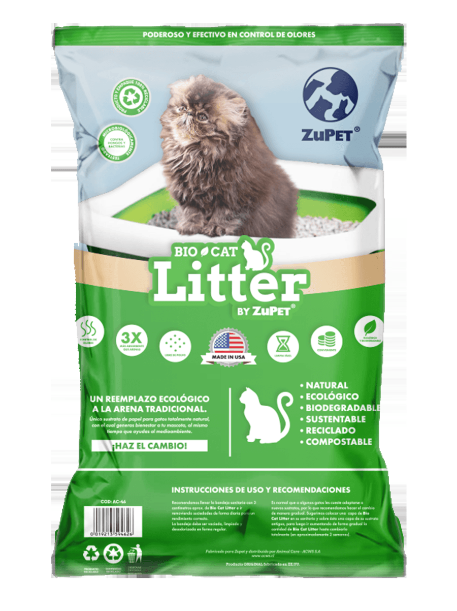 Arena Sanitaria Bio Cat Litter 15 Lt - Zupet - Animal Care