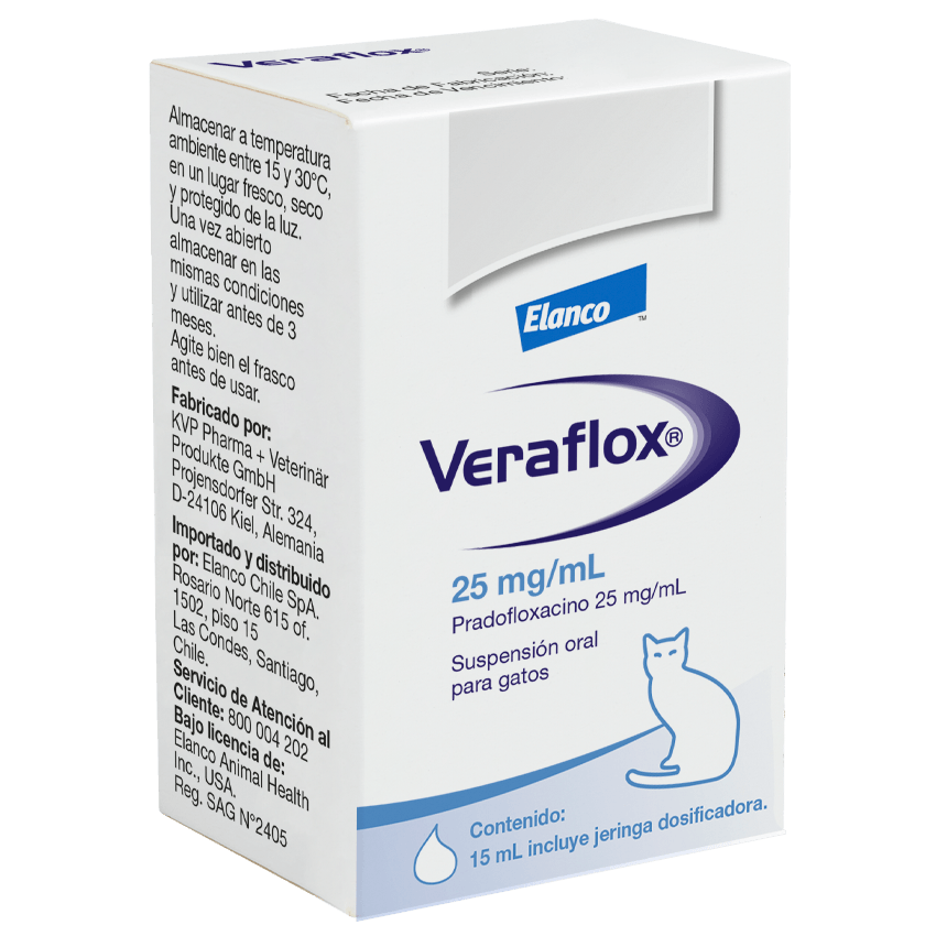 Veraflox Suspensión 15 ml Elanco para mascotas